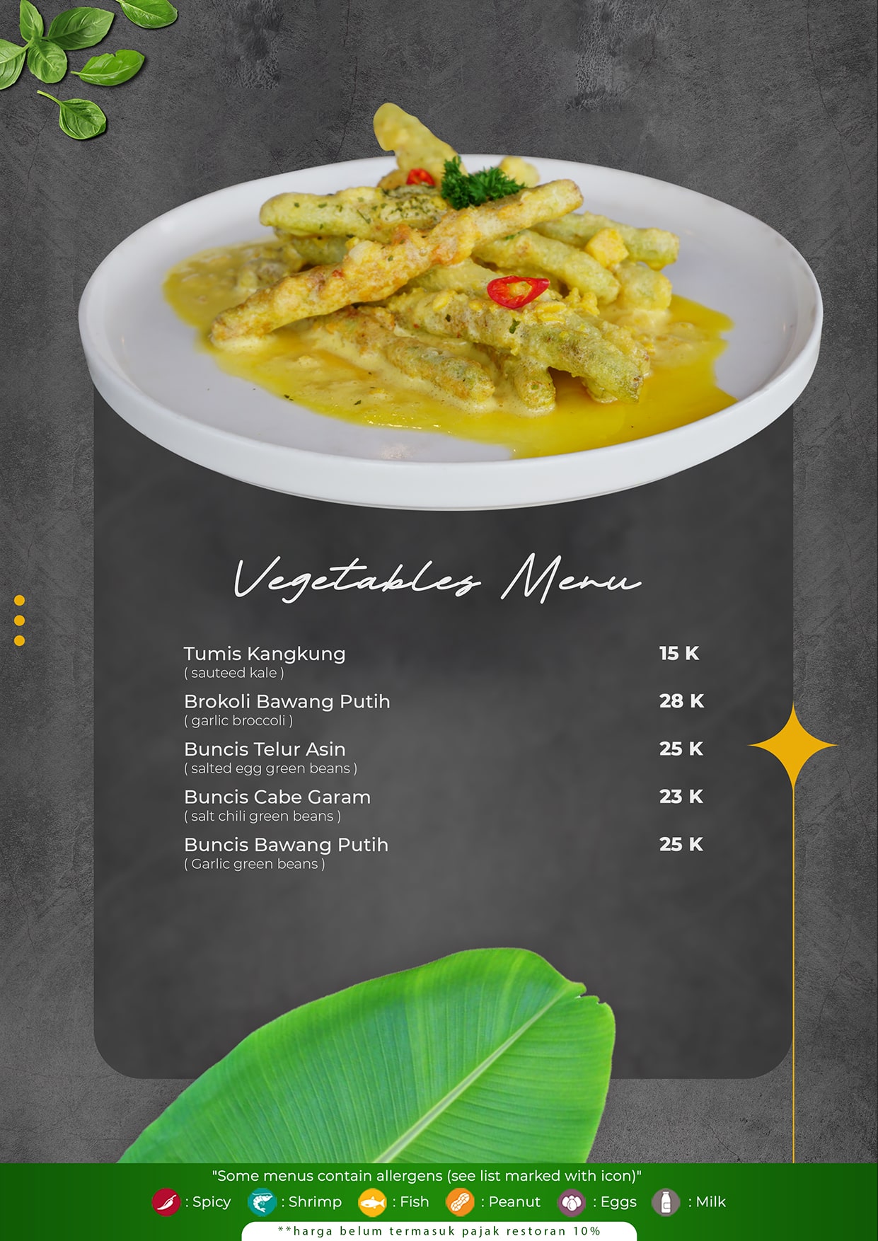 Menu - Srengenge Wetan : The First Traditional Osing Food Restaurant in ...